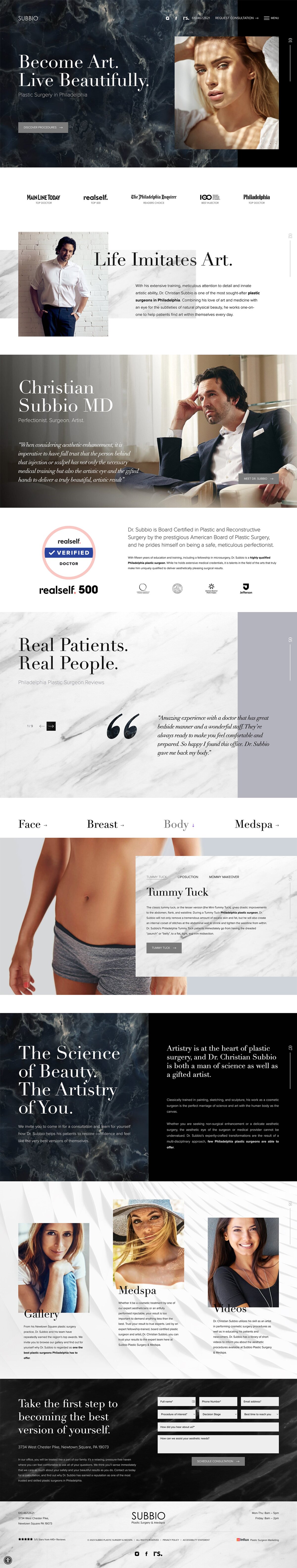 Medical Website Design | Influx Marketing
